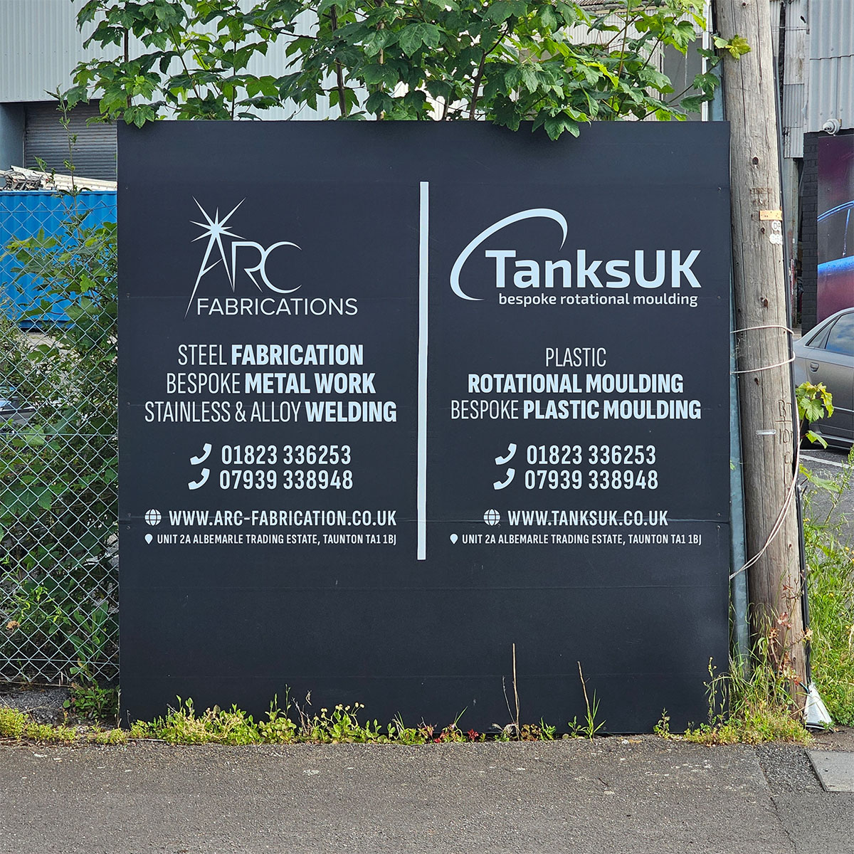 Arc Fabrications & Tanks UK Signage | Visual Wizardry